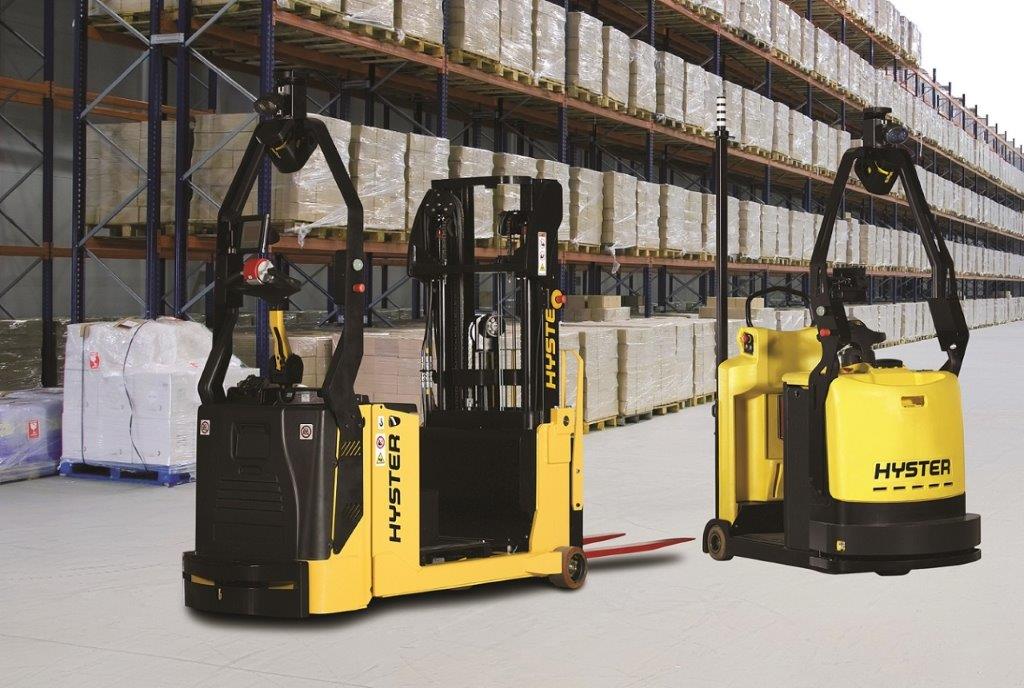 Robotic Hyster trucks for the automotive supply chain - Logistics ...